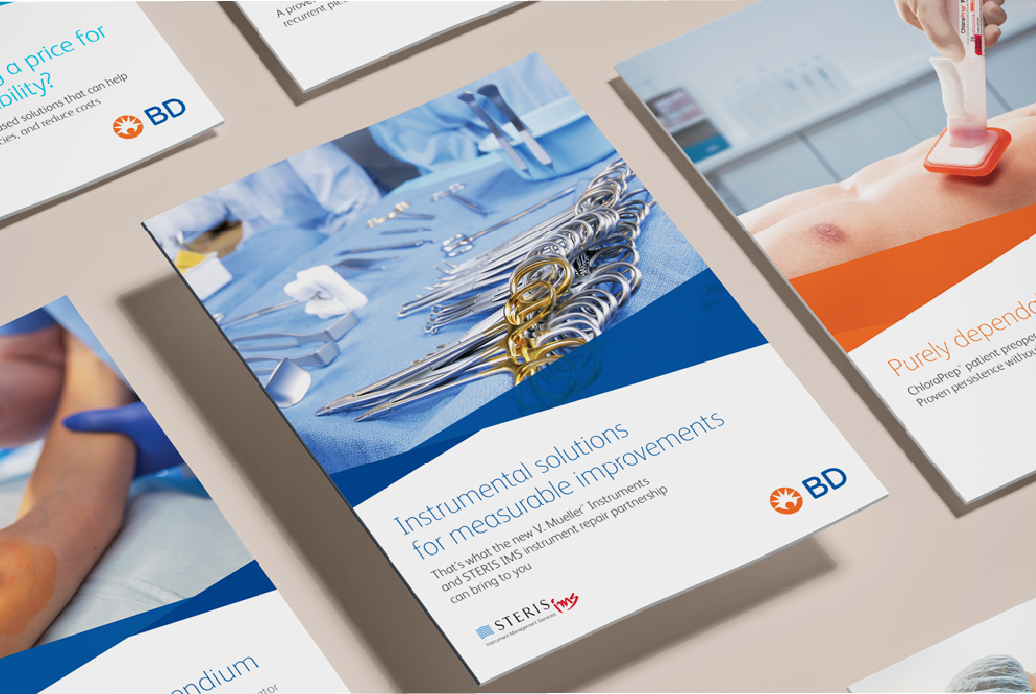 BD Medical Brochure Packaging design - MILEY HALLEN DESIGN